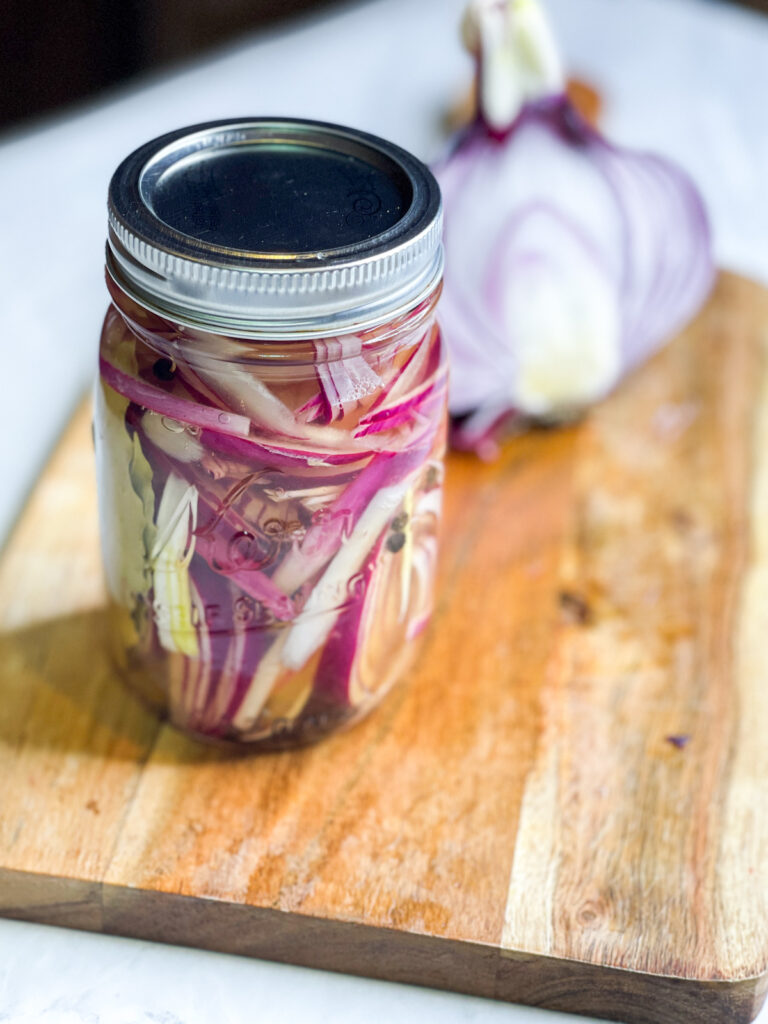 Quick Pickled Red Onion Recipe - Rooted Herbivore